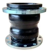 China EPDM Flexible 8 Inch Double Flanged Flexicon Rubber Expansion Joint With Flange for sale