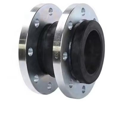 China PN10 PN16 PN25 Single Sphere Rubber Expansion Joint with SS304/SS316 Flange - 1.0 to 2.5 MPa Pressure Rating for sale