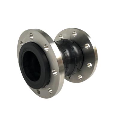 China DN300 EPDM Double Sphere Rubber Expansion Joint - Flange Type Pipe Connector for DN25-DN4000 Systems for sale