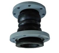 China DN450 EPDM Double Ball Expansion Joint with 350mm Length and 35mm Axial Displacement for Industrial Piping Systems for sale