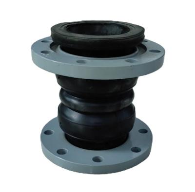 China DN450 EPDM Double Ball Expansion Joint with 350mm Length and 35mm Axial Displacement for Industrial Piping Systems for sale