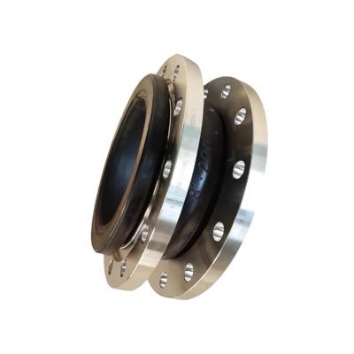 China SS316 Single Ball Rubber Expansion Joint with Flanged Connections - 32mm to 300mm Diameter Range, 15° Deflection Angle for sale