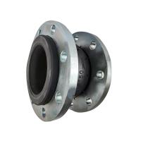 China Single Sphere Rubber Expansion Joint DN50 DN600 Flexible Flanged Pipe Connector PN16 for sale