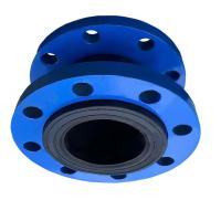 China Carbon Steel Flanged Rubber Expansion Joint 32-1800mm with 15° Deflection Angle and High Air Tightness for sale