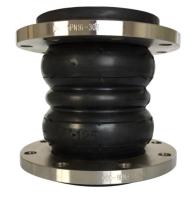 China Custom DN125 Pn16 Ss304 EPDM Connector Flexible Double Sphere Expansion Joint for sale