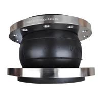 China EPDM Single Ball Rubber Joint with Metal Flange Flexible Bellows for Pipes DN32-DN1800 for sale
