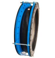 China DN1800 Limited Tie Rod EPDM Elastomer Rubber Expansion Bellows - 16mm Axial Displacement, 15° Deflection Angle for sale