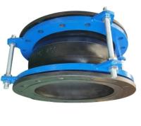 China DIN PN16 DN400 Fully Sealed Rubber Expansion Joint with 16 Bar Pressure Rating and -15°C to +80°C Temperature Range for sale