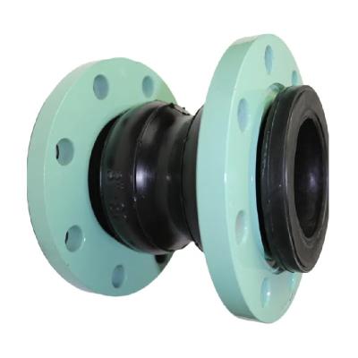 China EPDM Double Sphere Rubber Expansion Joint with Metal Flange - Neoprene Compensator for Industrial Piping Systems for sale