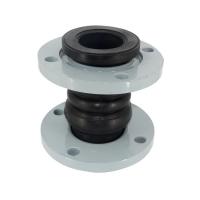 China DN200 Double Sphere Rubber Expansion Joint Flanged Galvanized Cast Iron 8 Inch 325mm for sale