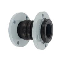 China DN200 Double Sphere Rubber Expansion Joint Flanged Galvanized Cast Iron 8 Inch 325mm for sale