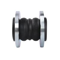 China DN150 Flange Type Double Sphere Rubber Expansion Joint with 35mm Axial Displacement and 50mm Lateral Movement for Industrial Piping for sale