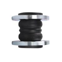 China DN150 Flange Type Double Sphere Rubber Expansion Joint with 35mm Axial Displacement and 50mm Lateral Movement for Industrial Piping for sale
