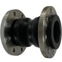 China EPDM Double Sphere Rubber Expansion Joint Flange Connector 1.6MPa Flexible Bellows for sale
