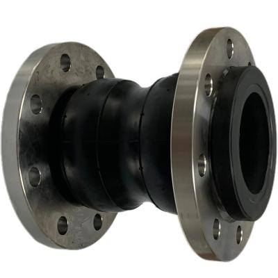 China EPDM Double Sphere Rubber Expansion Joint Flange Connector 1.6MPa Flexible Bellows for sale