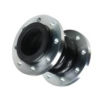 China EPDM Rubber Expansion Joint Double Ball Flexible Connector 40-600mm Diameter with Stainless Steel Flanges for sale