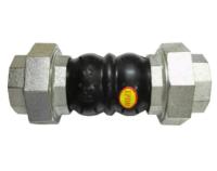 China Screw Threaded Rubber Expansion Joint SS304 DN15-DN80 1/2-3 Inch for Vibration Absorption for sale