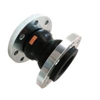 China DIN PN10 Flange Double Sphere Rubber Expansion Joint EPDM Corrugated Compensator for sale