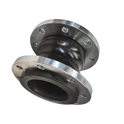 China DN300 Pipe Connector Flange Type Rubber Bellow Pump Epdm Double Sphere Expansion Joint for sale
