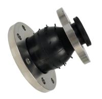China Reduced Concentric Rubber Expansion Joint Compensator - DN32 to DN200 Sizes with 20-35mm Axial Displacement for sale