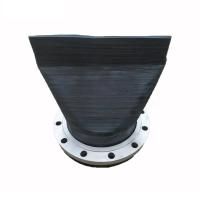 China Stormwater Pipe Fitting Flexible Duckbill Muff Coupling Drain Valve 50-1200mm for Water Treatment Systems for sale