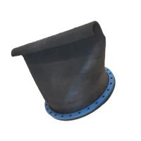 China EPDM Rubber Duckbill Valve Carbon Steel Flange DN50-DN1600 One Way Check Valve for sale