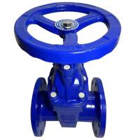 China DIN F4 Elastomeric Seal Flange 4 Inch Soft Seal Gate Valve DN40-DN1200 PN16 For Industrial Drainage for sale