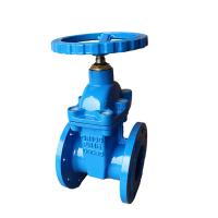 China 6 Inch 150mm Handwheel Rubber Sealed Flange Gate Valve PN16 for Water Systems for sale
