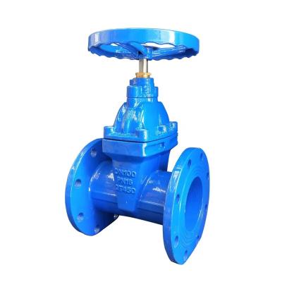 China DN50 PN10 No Rise Stem Manual Gate Valve - Ductile Iron Construction, Temperature Range -20℃ to 120℃, Sizes DN40-DN1200 for sale