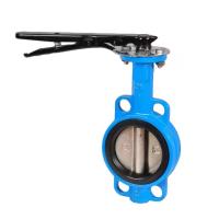 China Ductile Iron Disc Centerline Handle To Clamp Butterfly Valve PN16 40-1000mm for Industrial Flow Control for sale