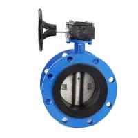 China EN 1092-2 DN600 Cast Iron Butterfly Valve with Turbine Operation for Industrial Pipeline Systems for sale