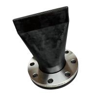 China SS304 Flanged EPDM Rubber Duckbill Check Valve DN50-DN1600 ANSI Standard 1.0-2.5MPa for sale