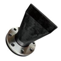 China SS304 Flanged EPDM Rubber Duckbill Check Valve DN50-DN1600 ANSI Standard 1.0-2.5MPa for sale