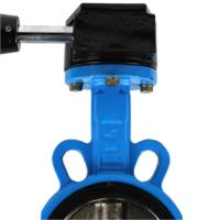 China 6-Inch 150mm Ductile Iron Body NBR Rubber Sleeve Clamp Center Line Butterfly Valve for Industrial Fluid Control for sale