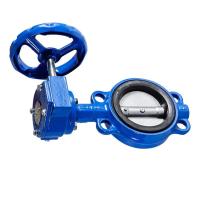 China 6-Inch 150mm Ductile Iron Body NBR Rubber Sleeve Clamp Center Line Butterfly Valve for Industrial Fluid Control for sale