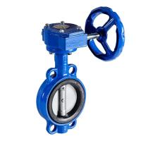 China 6-Inch 150mm Ductile Iron Body NBR Rubber Sleeve Clamp Center Line Butterfly Valve for Industrial Fluid Control for sale