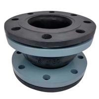 China SS316 Single Ball Flange EPDM Rubber Expansion Joint DN32-DN3000mm 1.0-4.0MPa Temperature -20℃ to 150℃ for sale