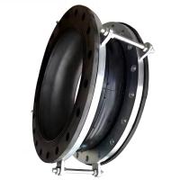 China 32-Inch DN800 Fully Sealed Rubber Expansion Joint for Large Diameter Carbon Steel Flange Face Applications for sale