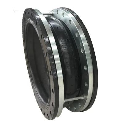 China Neoprene Galvanized Single Ball Limit Flange EPDM Stainless Steel Flexible Rubber Joint -20℃ to 150℃ Temperature 1.0-4.0MPa Pressure for sale