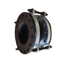 China JIS Standard 200mm Galvanized Flange Fully Sealed Rubber Expansion Joint with 8.8 Grade Bolts - 1.6 MPa Working Pressure for sale