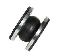 China 4inch 100mm End Face Flange Flexible Natural Rubber Expansion Joint Fully Sealed 150mm Length for sale