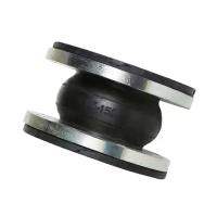 China 4inch 100mm End Face Flange Flexible Natural Rubber Expansion Joint Fully Sealed 150mm Length for sale
