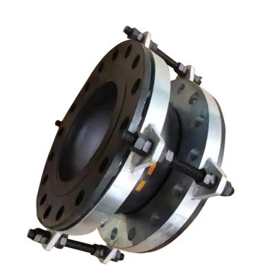 China PN40 EPDM Fully Sealed Rubber Expansion Joint with Flange Connection - DN32 to DN3000, 15° Deflection Angle for sale