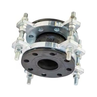 China High Pressure Single Ball Rubber Expansion Joints DN32-DN3000mm 1.0-4.0MPa with Tie Rod for Pipeline Systems for sale
