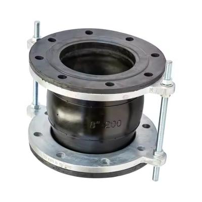 China End Face Fully Sealed Natural Rubber Expansion Joint KDF EN 1092-2 Dn200 with 1.6 MPa Pressure Rating for sale