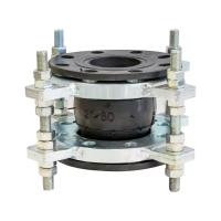 China High Pressure Single Ball Rubber Expansion Joints DN32-DN3000mm 1.0-4.0MPa with Tie Rod for Pipeline Systems for sale