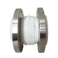 China DN100 DIN PN16 SS304 Food Grade Single Ball Rubber Expansion Joint with 150mm Length and 15° Deflection Angle for sale