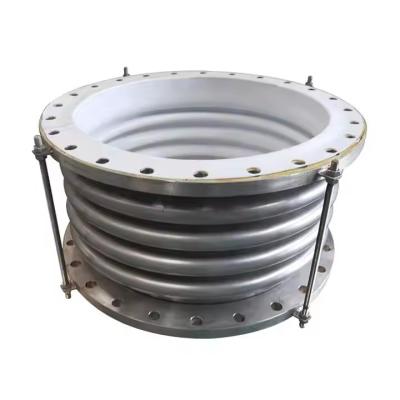 China SS316 Stainless Steel Flange Bellows Expansion Joint with PTFE Corrugated Compensator - 32-300mm Diameter, 0.25-2.5MPa Pressure Rating for sale