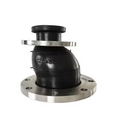 China JIS 5K Flange End Forged Steel Compensator Single Ball Flexible EPDM Expansion Joint 50-300mm DN Range 1.0-2.5MPa for sale