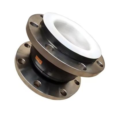 China SS316 SS304 Stainless Steel Flange PTFE Lined Rubber Expansion Joint 32mm to 1200mm for sale